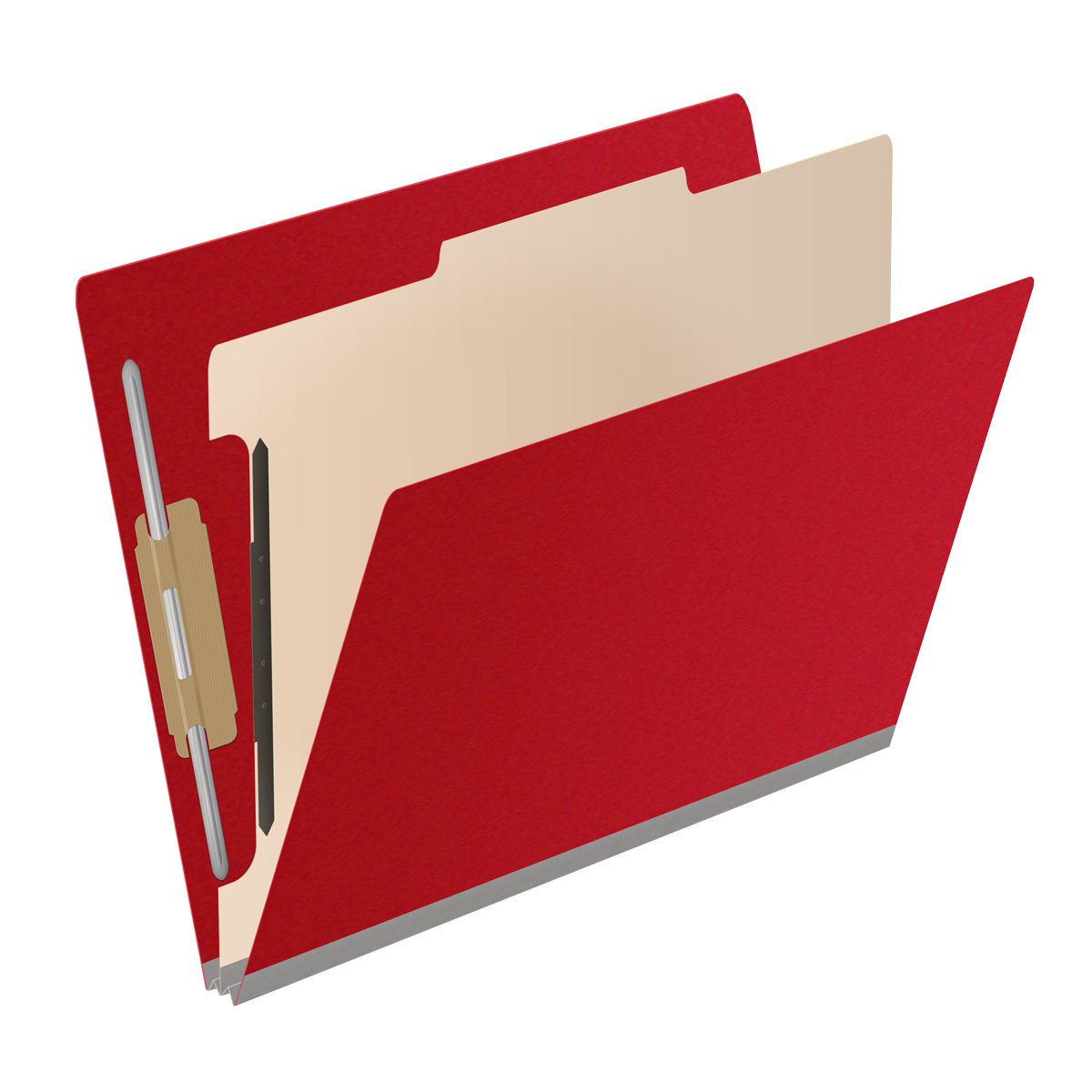 Pressboard Classification Folders, Full Cut End Tab, Letter Size, 1 ...