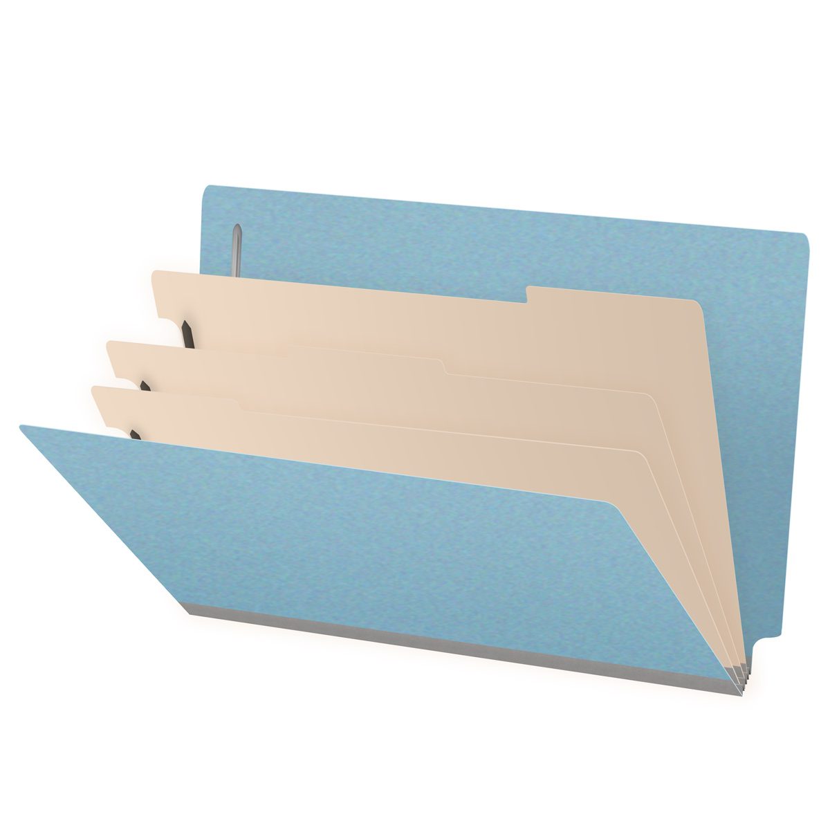 Pressboard Classification Folders, Full Cut End Tab, Legal Size, 3 ...