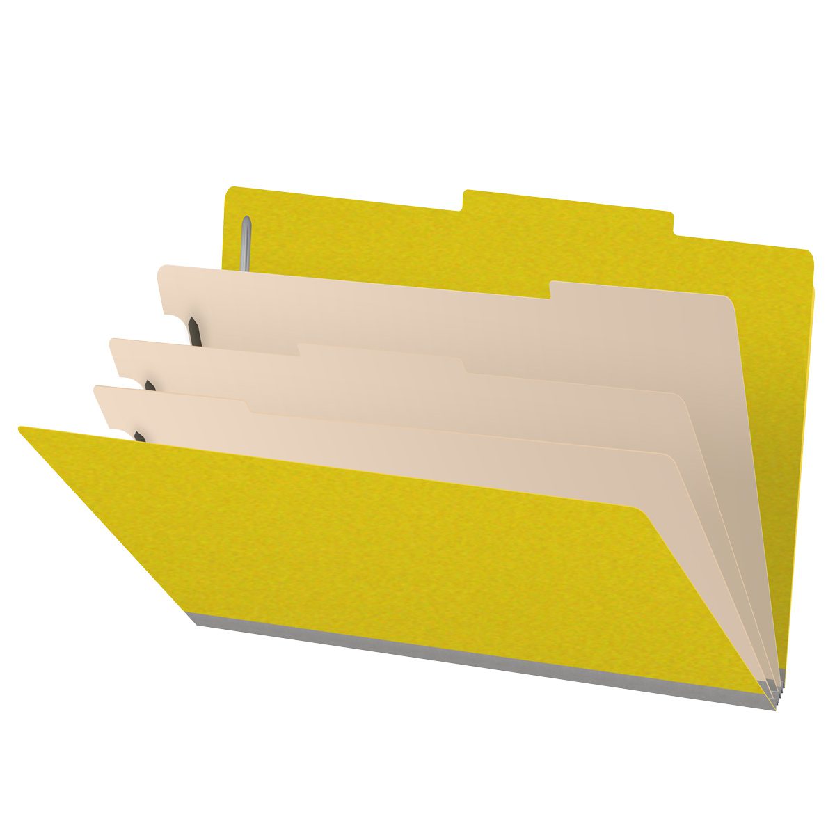 25 Pt. Pressboard Classification Folders, 2/5 Cut ROC Top Tab, Legal ...