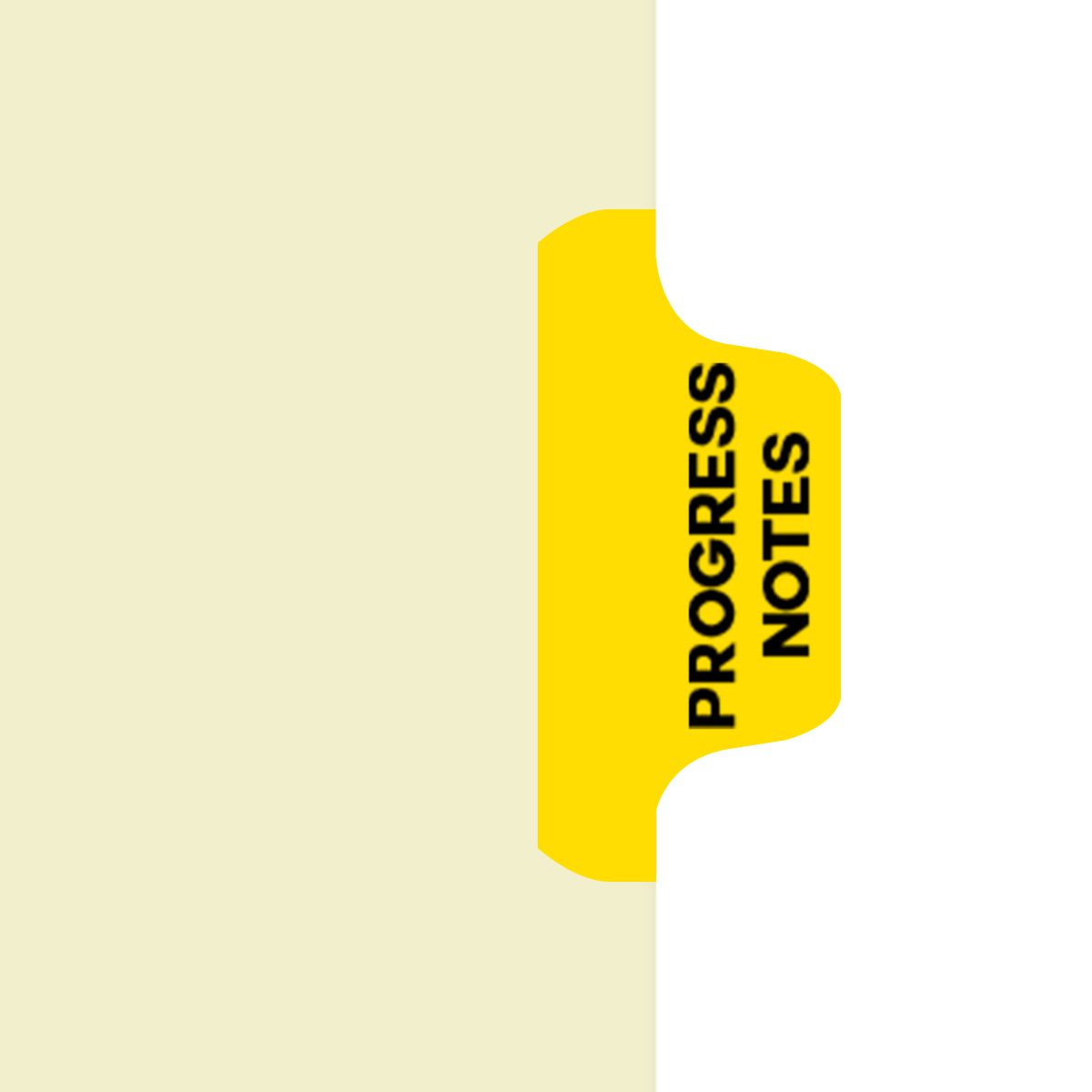 Individual Stock Fileback Divider Tabs, Side Flap, Side Tabs, Progress ...