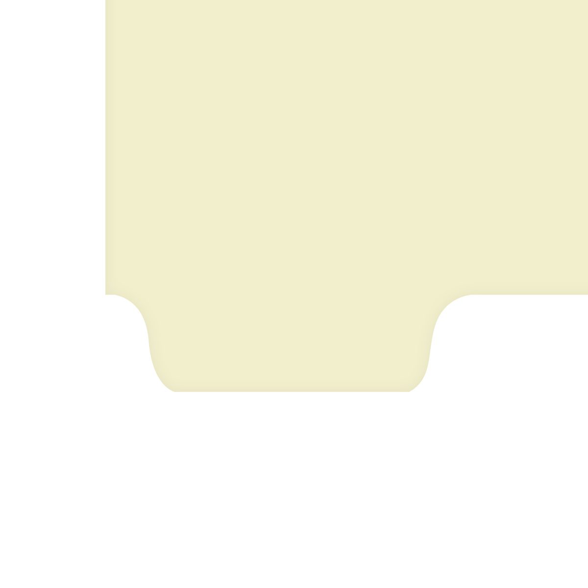 Individual Stock Chart Divider Tabs, Blank, Bottom Tab, 1/8th Cut, Pos ...