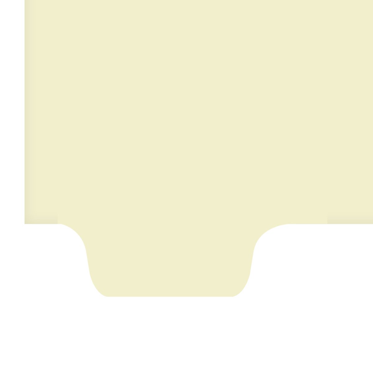 Individual Stock Chart Divider Tabs, Blank, Bottom Tab, Pos. #1 (Pack ...