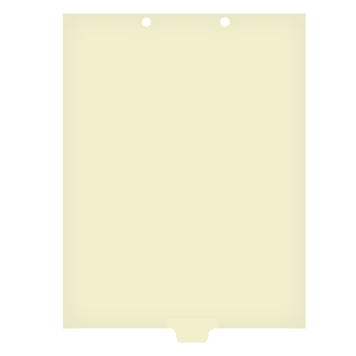Individual Stock Chart Divider Tabs, Blank, Bottom Tab, Pos. #3 (Pack ...