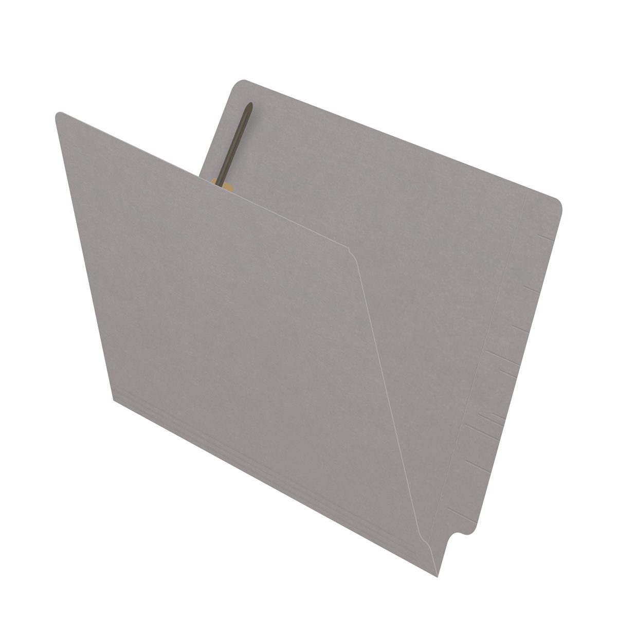 11 pt Color Folders, Full Cut 2-Ply End Tab, Letter Size, Fasteners Pos ...