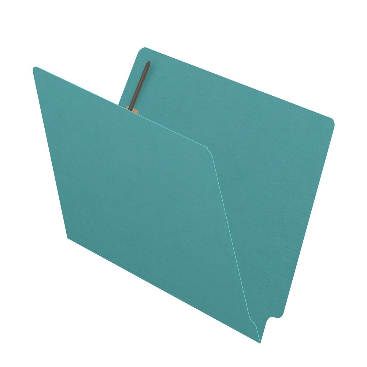 11 pt Color Folders, Full Cut 2-Ply End Tab, Letter Size, Fasteners Pos ...