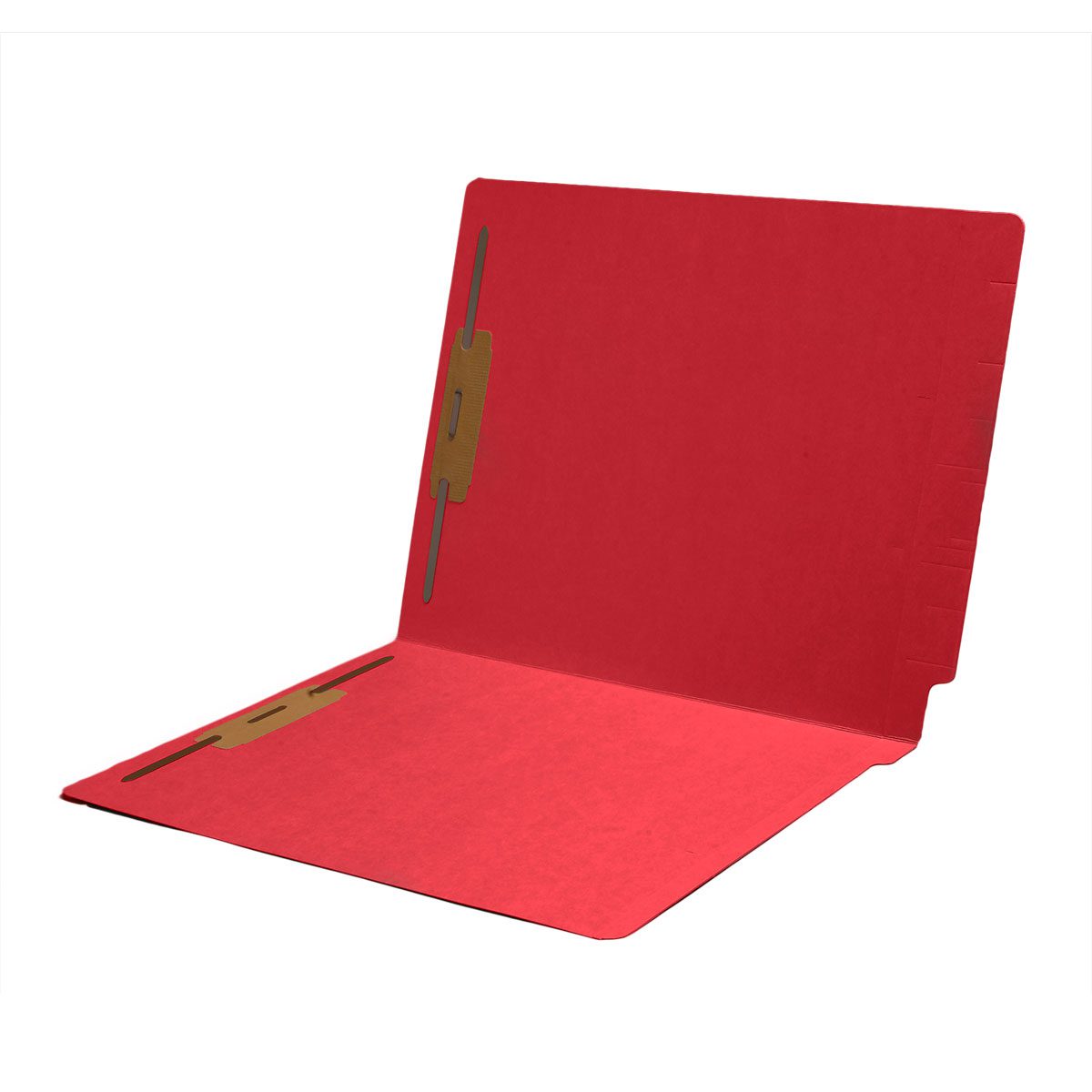 11 pt Color Folders, Full Cut 2-Ply End Tab, Letter Size, Fastener Pos ...