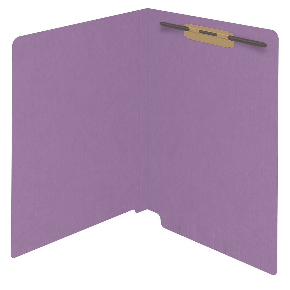 14 pt Color Folders, Full Cut 2-Ply End Tab, Letter Size, Fastener Pos ...