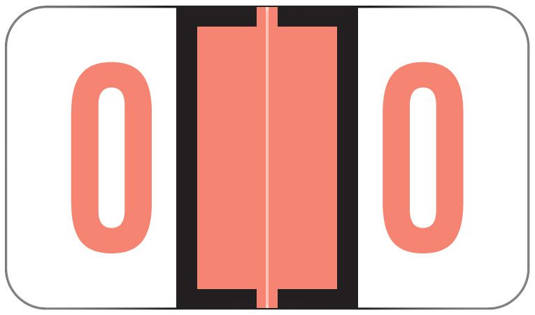 Jeter 6100 Compatible Numeric Labels, Laminated Stock, 15/16" X 1-5/8 ...