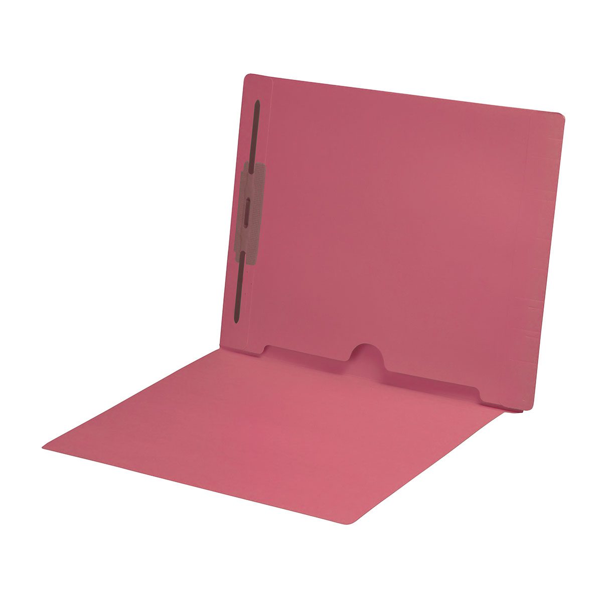 11 pt Pink Folders, Full Cut End Tab, Letter Size, Full Back Pocket ...