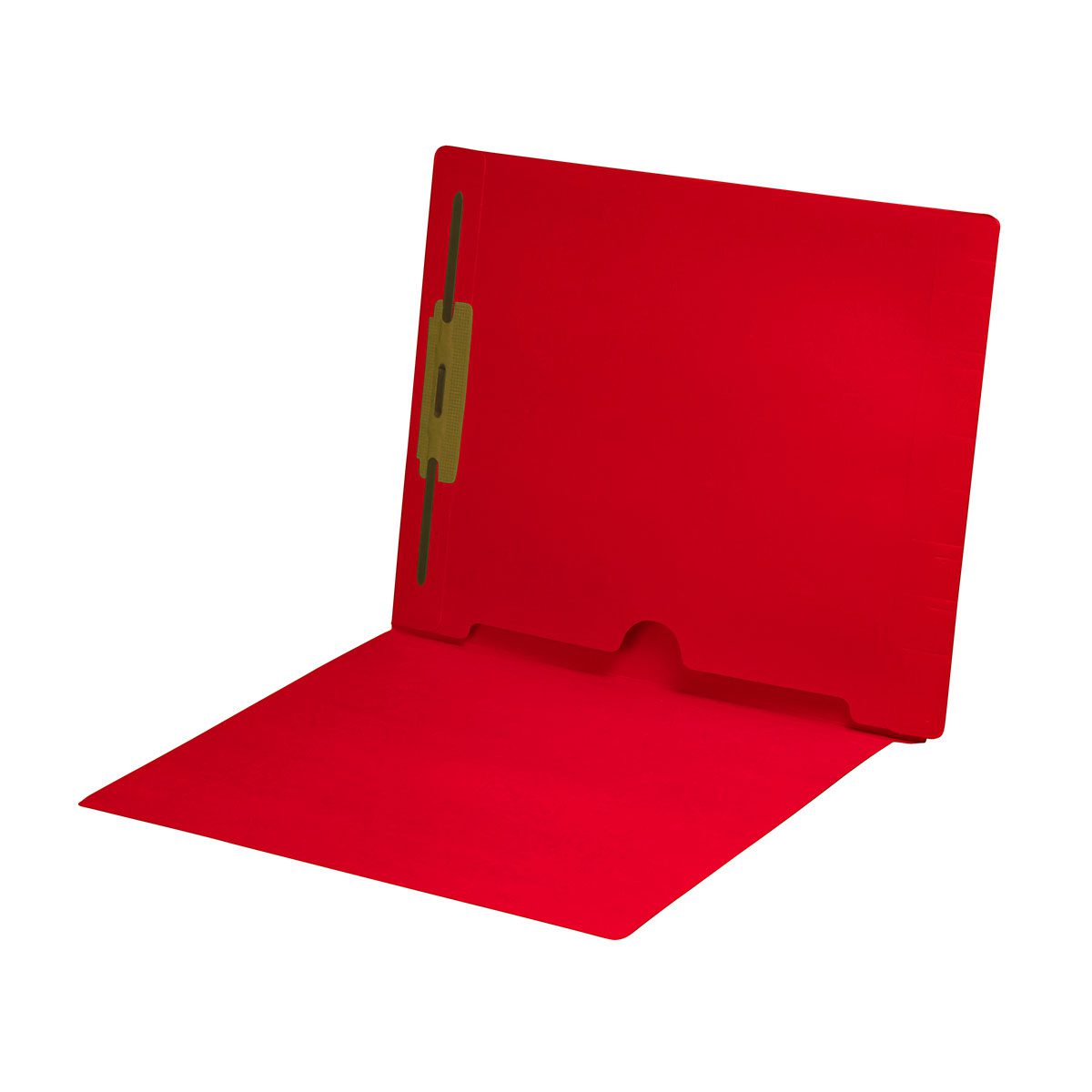 11 pt Red Folders, Full Cut End Tab, Letter Size, Full Back Pocket ...