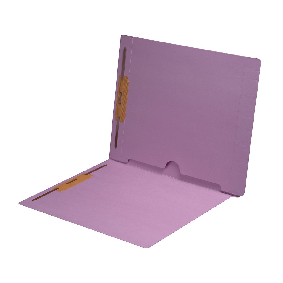 11 pt Lavender Folders, Full Cut End Tab, Letter Size, Full Back Pocket ...