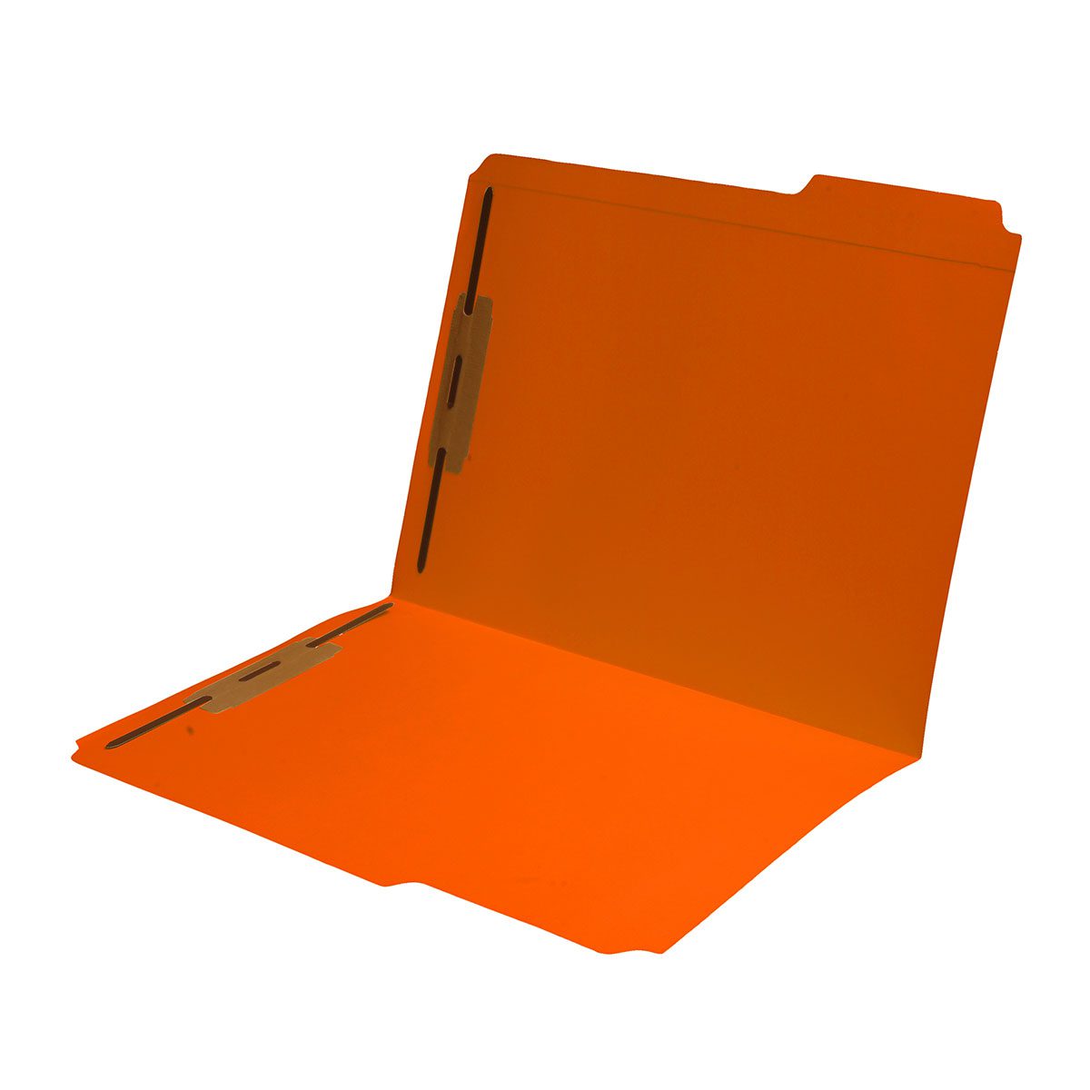 11 pt Orange Folders, 1/3 Cut Reinforced Top Tab – Assorted, Letter ...