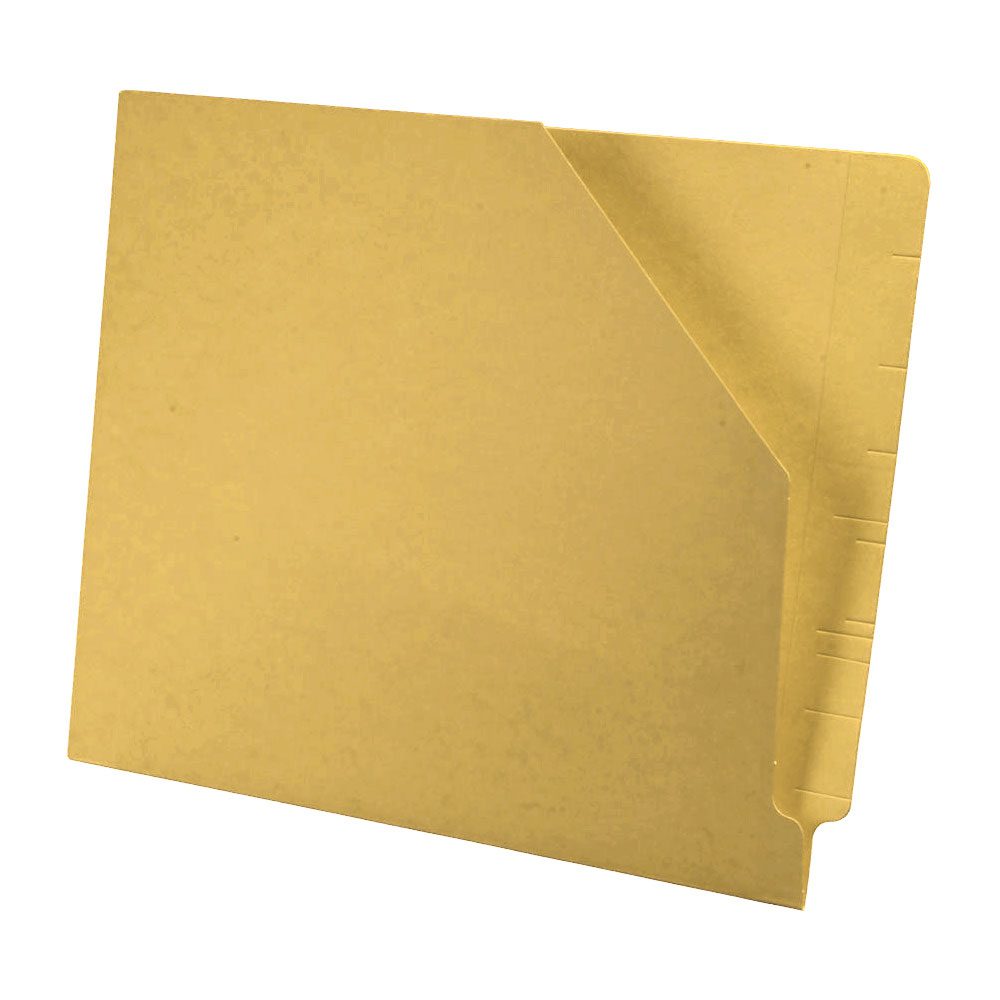 11 pt Yellow Color Jacket, Letter Size, Slant Cut Front (Box of 100 ...