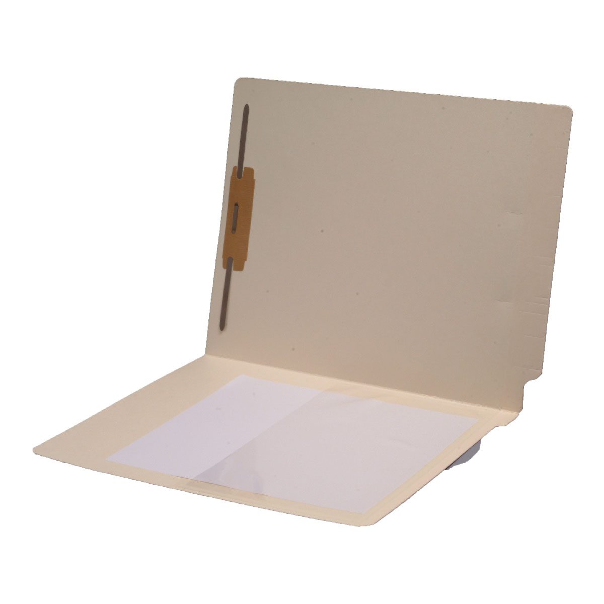 11 pt Manila Folders, Full Cut End Tab, Letter Size, 1/2 Poly Pocket ...