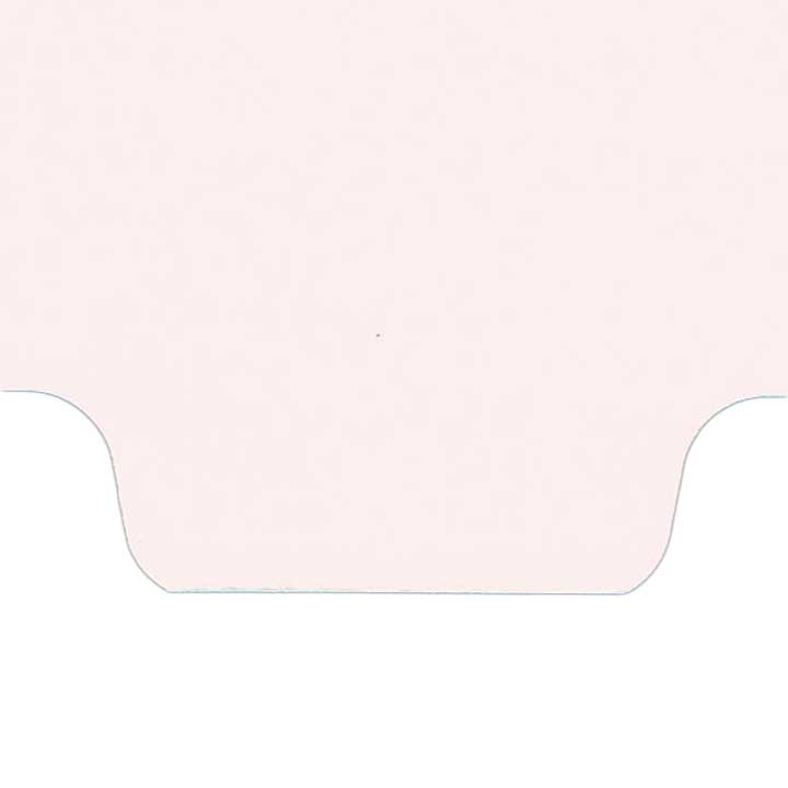 Individual Stock Chart Divider Tabs, Blank, Bottom Tab, 1/6th Cut, Pos ...