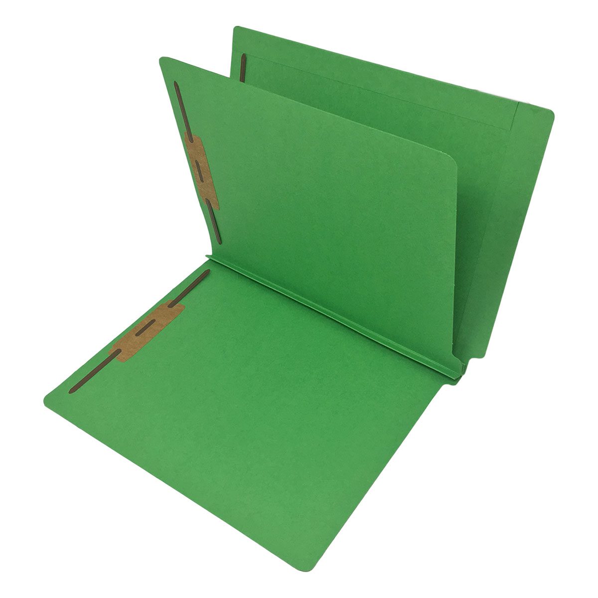 14 Pt. Green Classification Folders, Full Cut End Tab, Letter Size, 1 ...