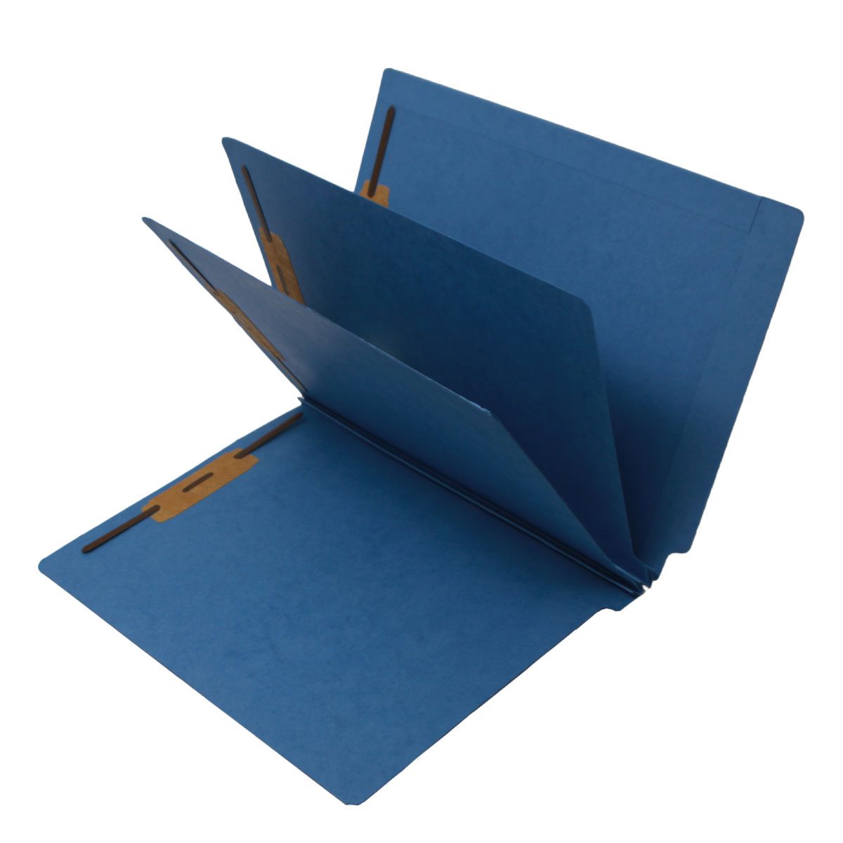 14 Pt. Blue Classification Folders, Full Cut End Tab, Letter Size, 2 ...