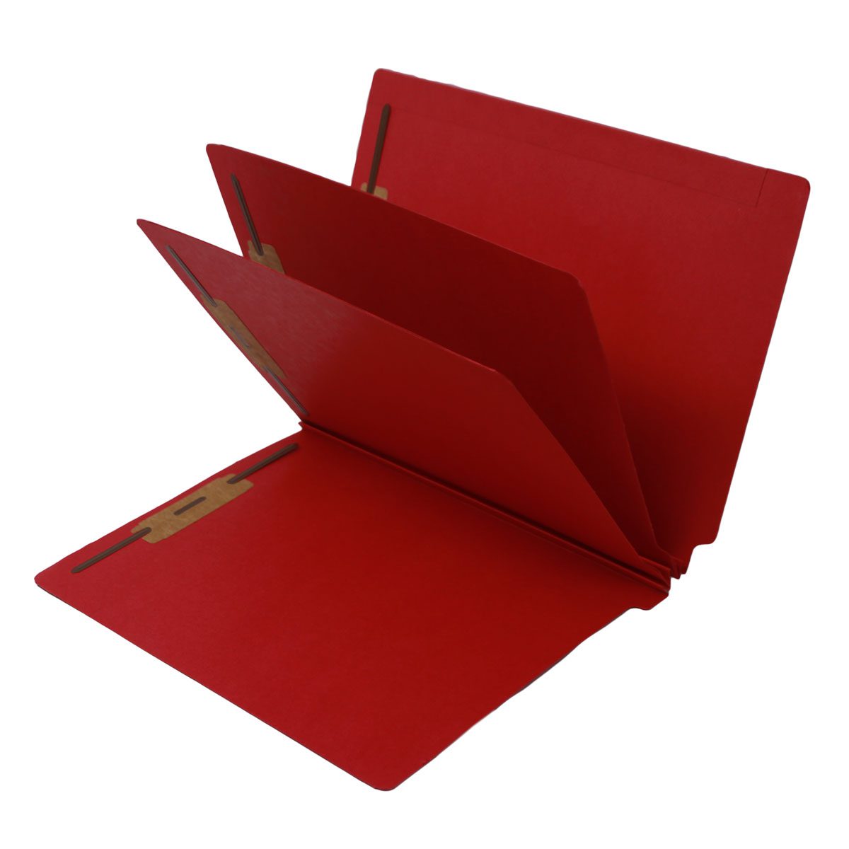 14 Pt. Red Classification Folders, Full Cut End Tab, Letter Size, 2 ...