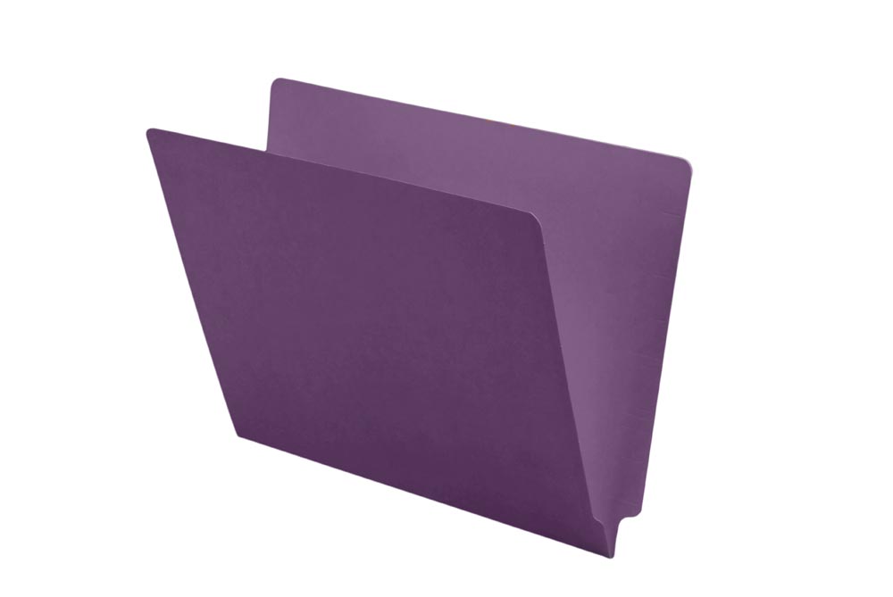 11 pt Color Folders, Full Cut End Tab, Letter Size, Lavender (Box of ...