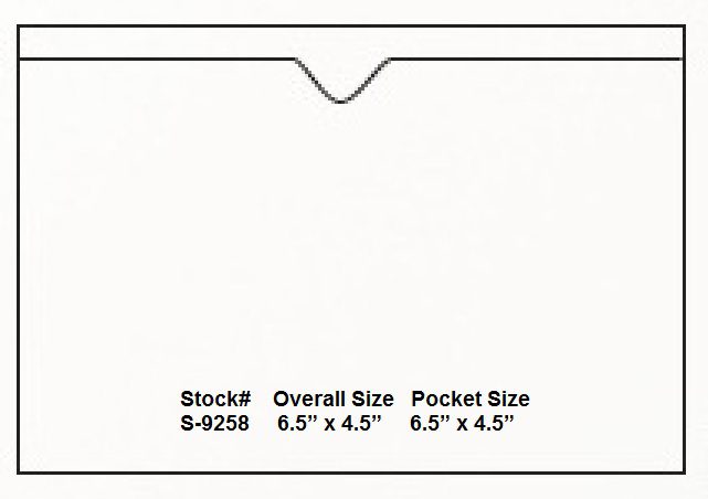 Place-Rite Vinyl Pockets, Self Adhesive, 6.5″ x 4.5″ (Box of 100 ...