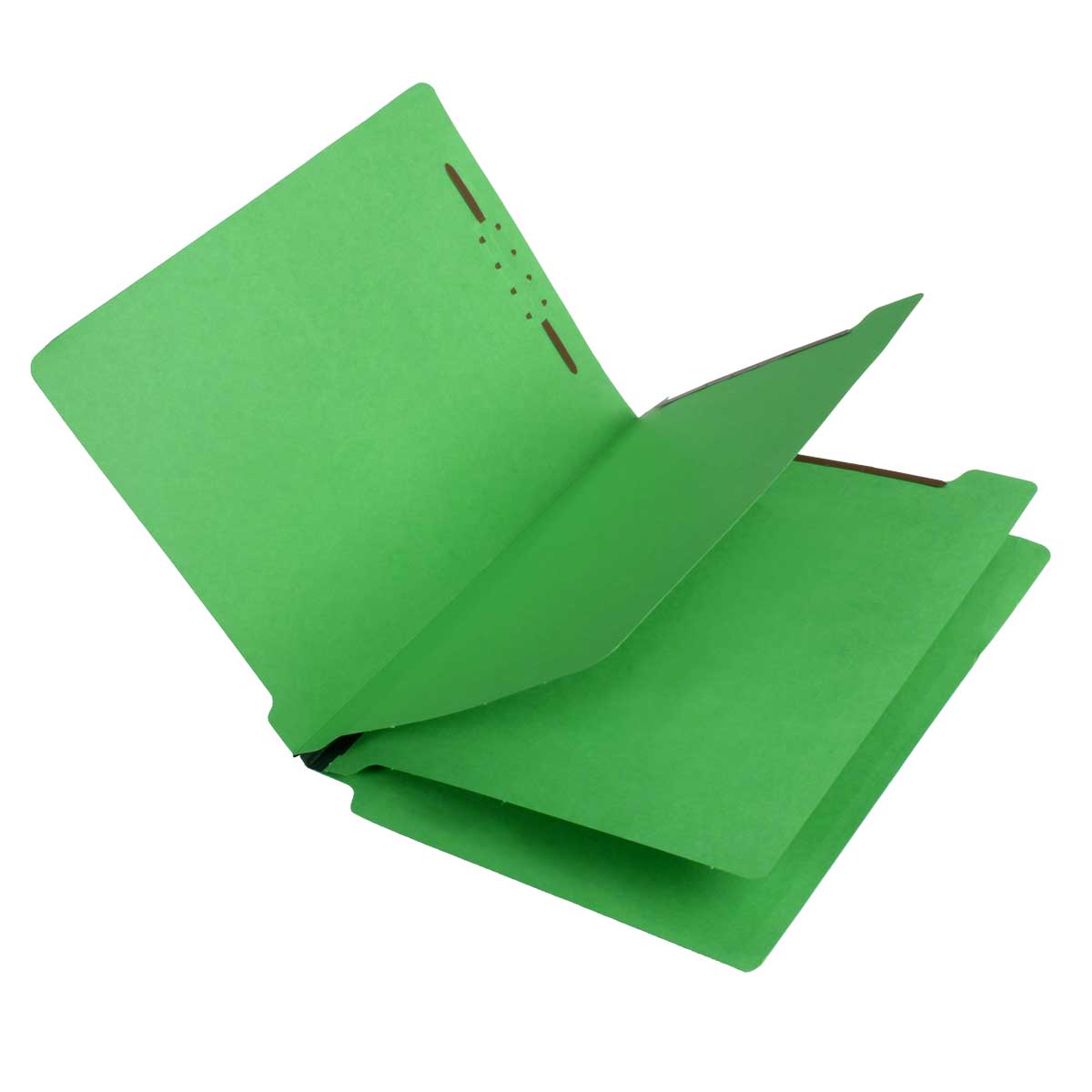 SJ Paper S59724 Match 15 Pt. Green Classification Folders, Full Cut End ...