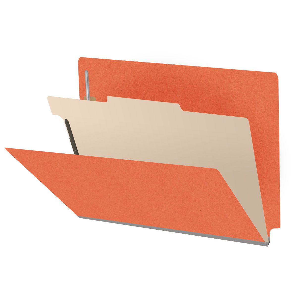Heavy Duty End Tab Color Folders, 18 pt Letter Size, 2″ expansion, 1 ...