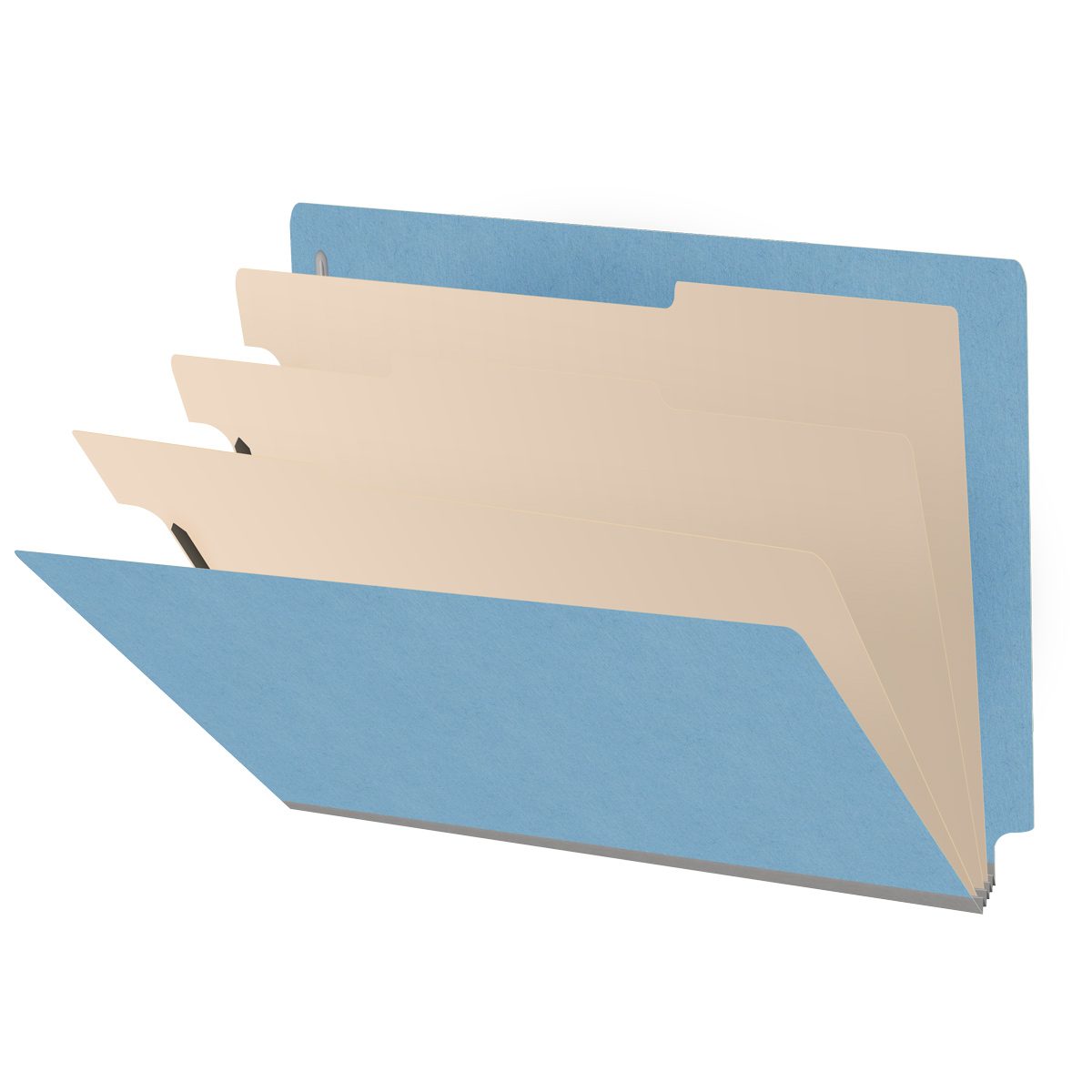 Heavy Duty End Tab Color Folders, 18 pt Letter Size, 3″ expansion, 3 ...