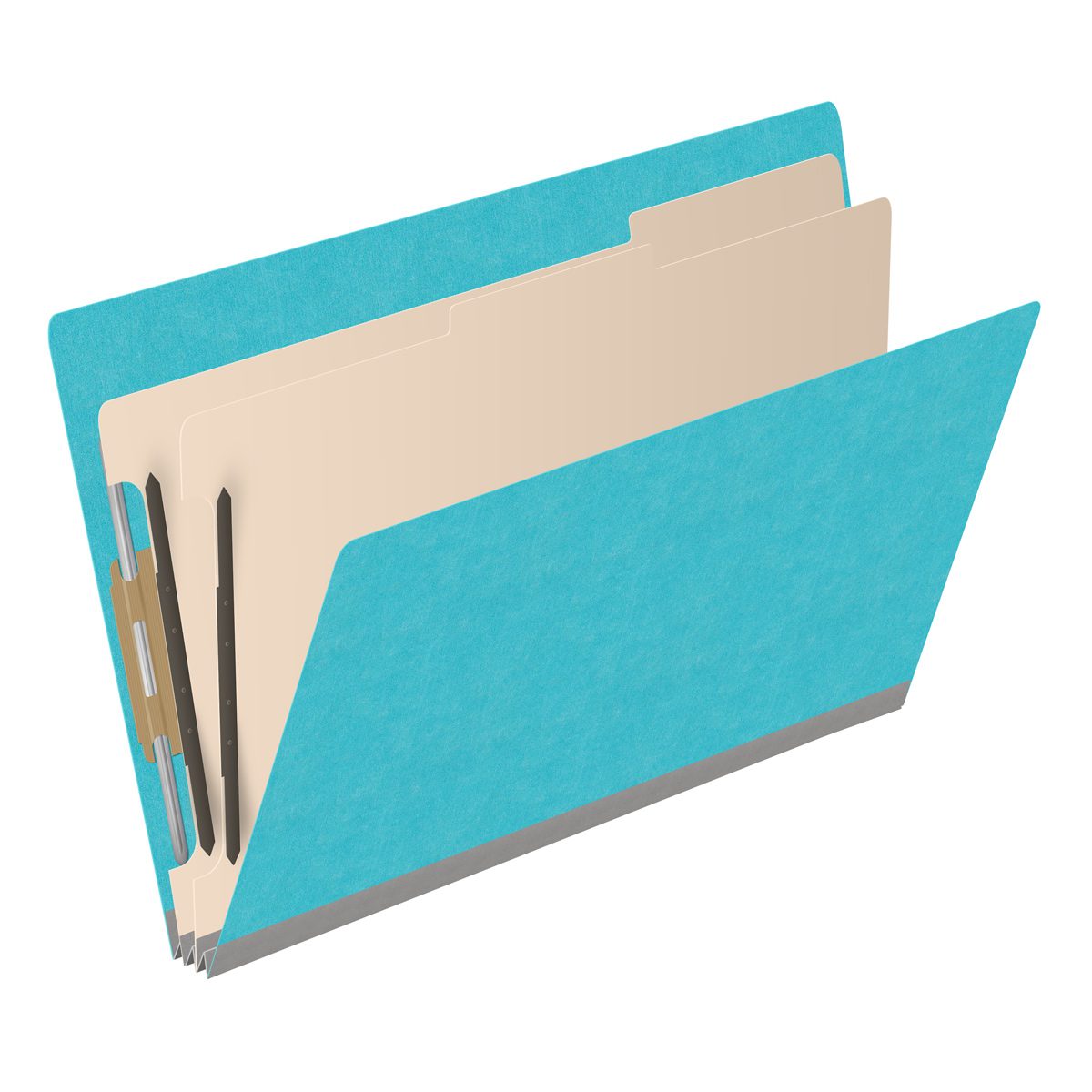 Heavy Duty End Tab Color Folders, 18 pt Legal Size, 2″ expansion, 2 ...