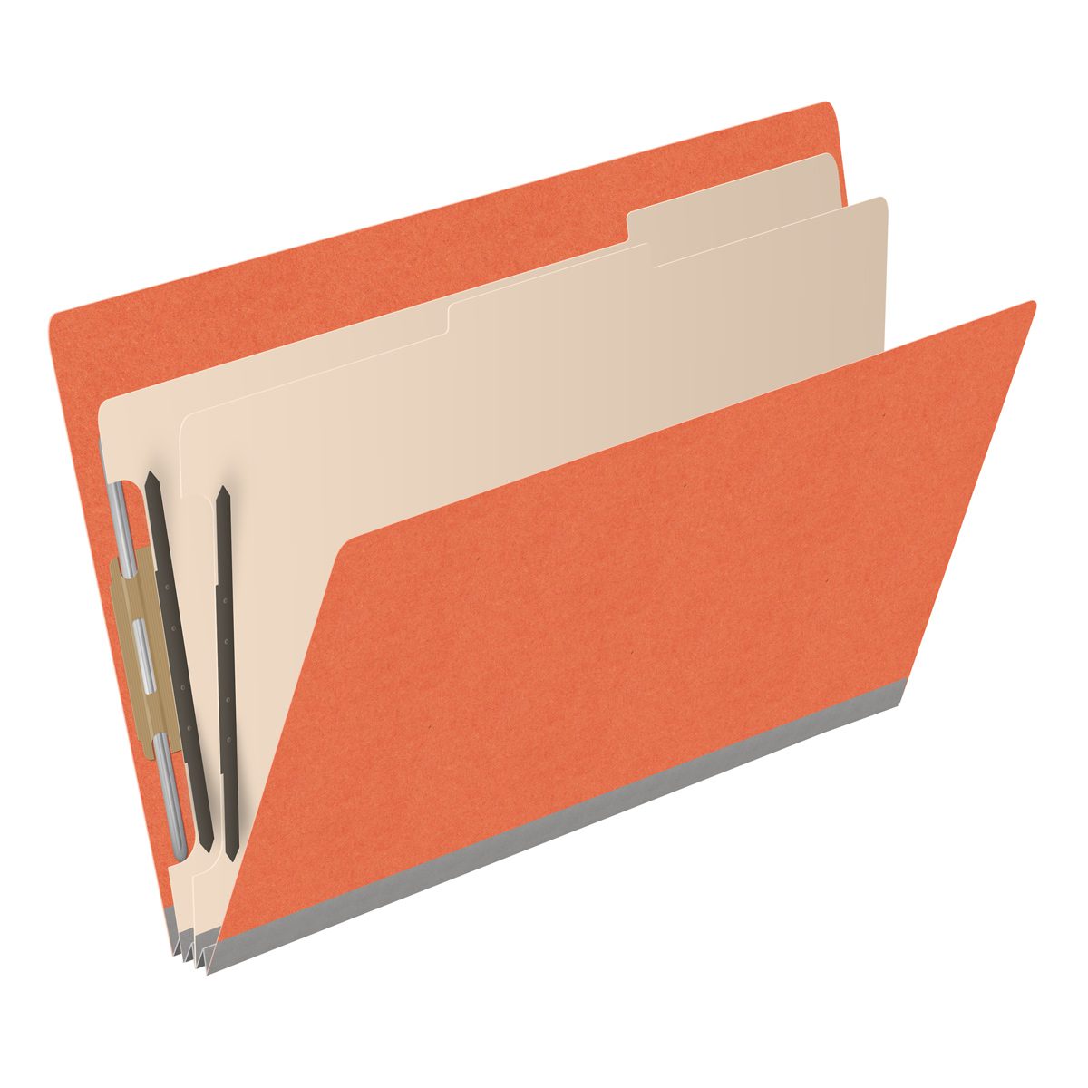 Heavy Duty End Tab Color Folders, 18 pt Legal Size, 2″ expansion, 2 ...