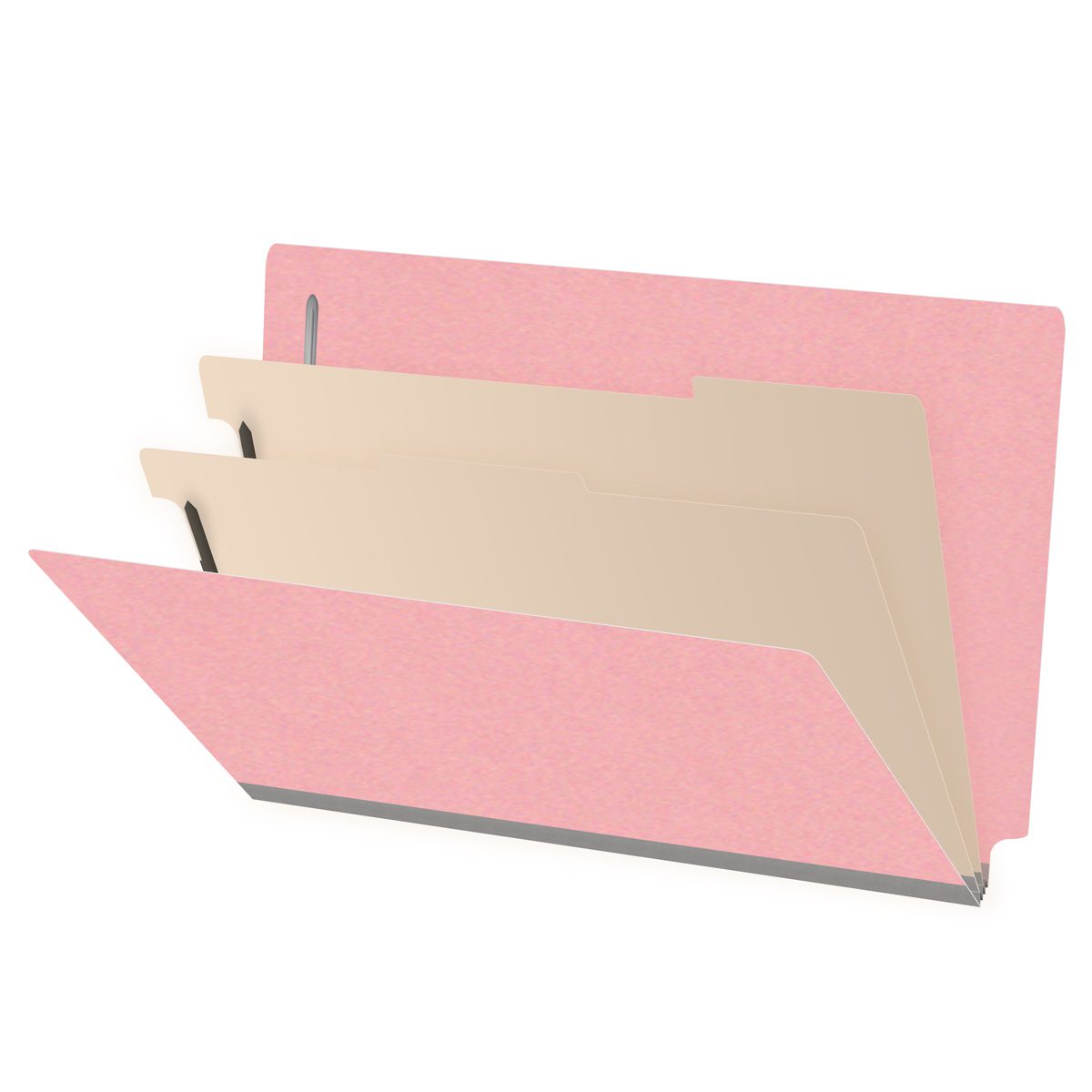 Heavy Duty End Tab Color Folders, 18 pt Legal Size, 2″ expansion, 2 ...
