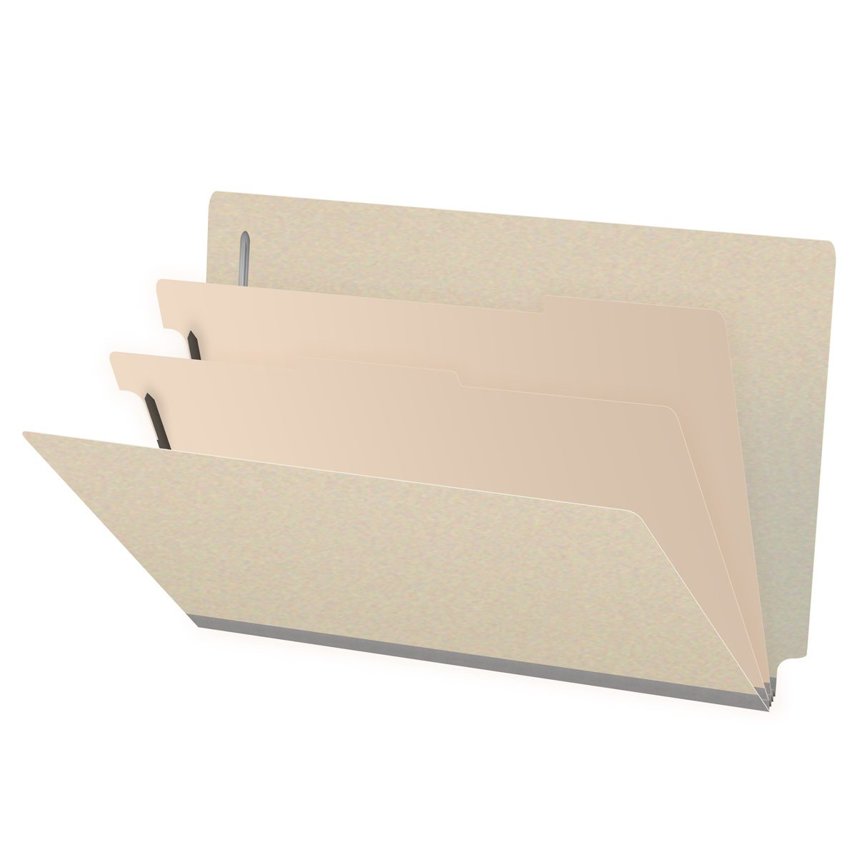 18 Pt. Manila Classification Folders, Full Cut End Tab, Legal Size, 2 ...