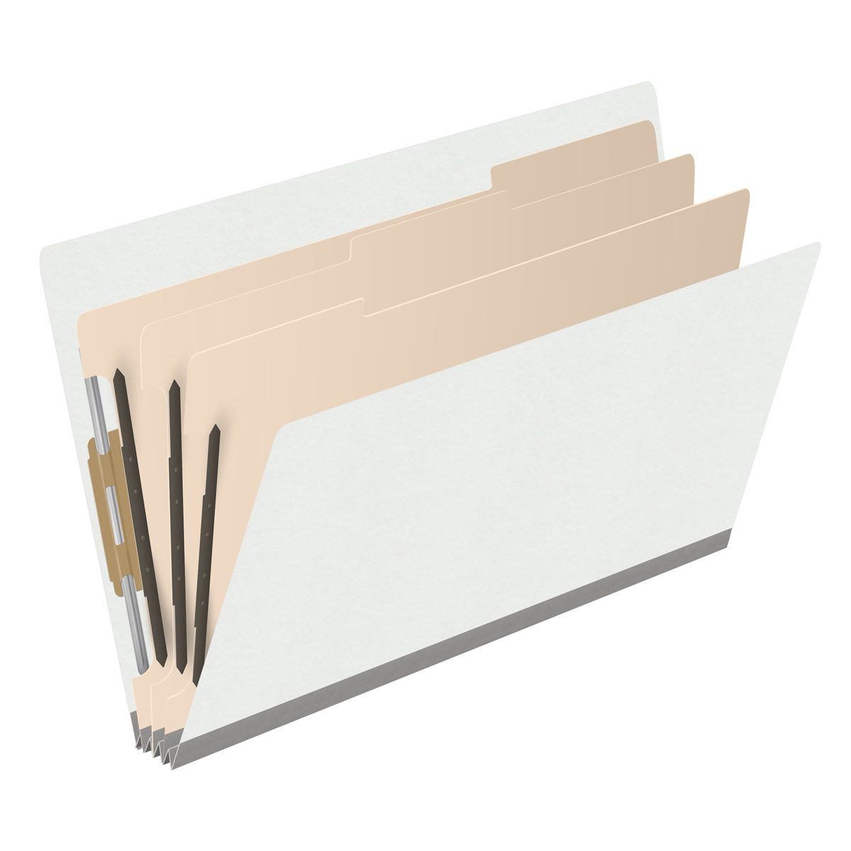 Heavy Duty End Tab Color Folders, 18 pt Legal Size, 3″ expansion, 3 ...