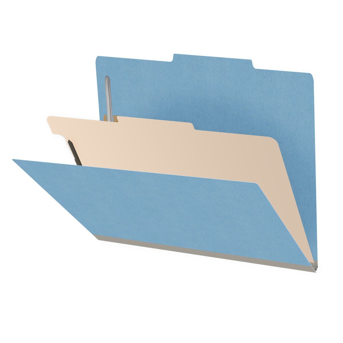 Heavy Duty End Tab Color Folders, 2/5 Cut ROC Top Tab, Letter Size, 1 ...