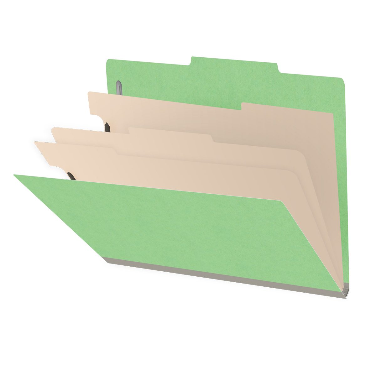 18 pt Heavy Duty End Tab Color Folders, 2/5 Cut ROC Top Tab, Letter ...