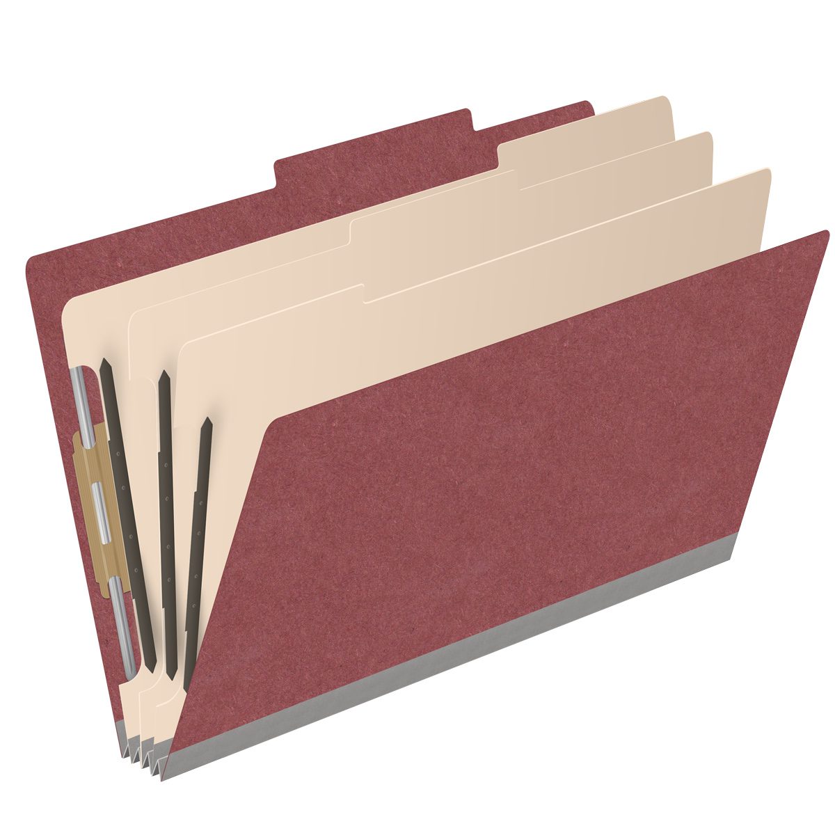 25 Pt. Pressboard Classification Folders, 2/5 Cut ROC Top Tab, Legal ...