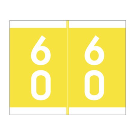 Barkley DSFM Compatible Double Digit Numeric Labels, Number “60 ...
